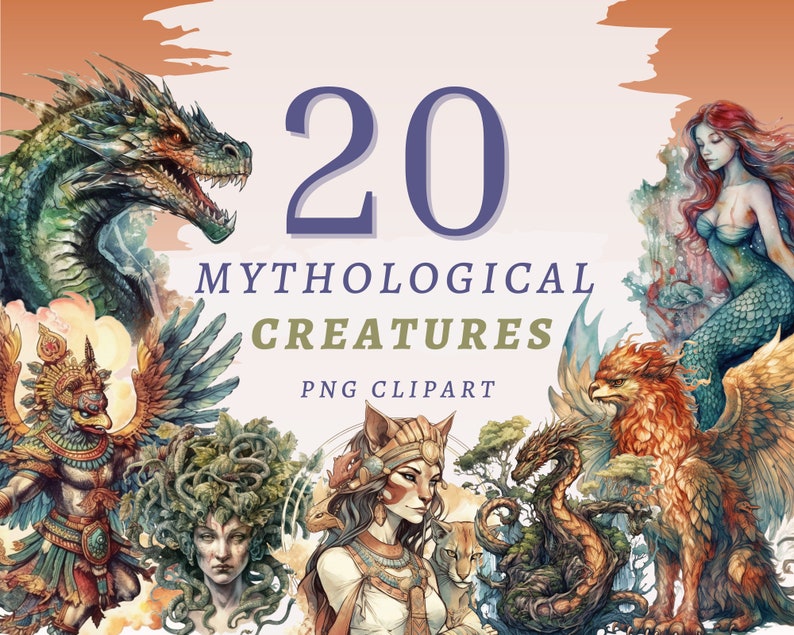 20 Mythological Creatures Clipart, High Quality Transparent Pngs ...