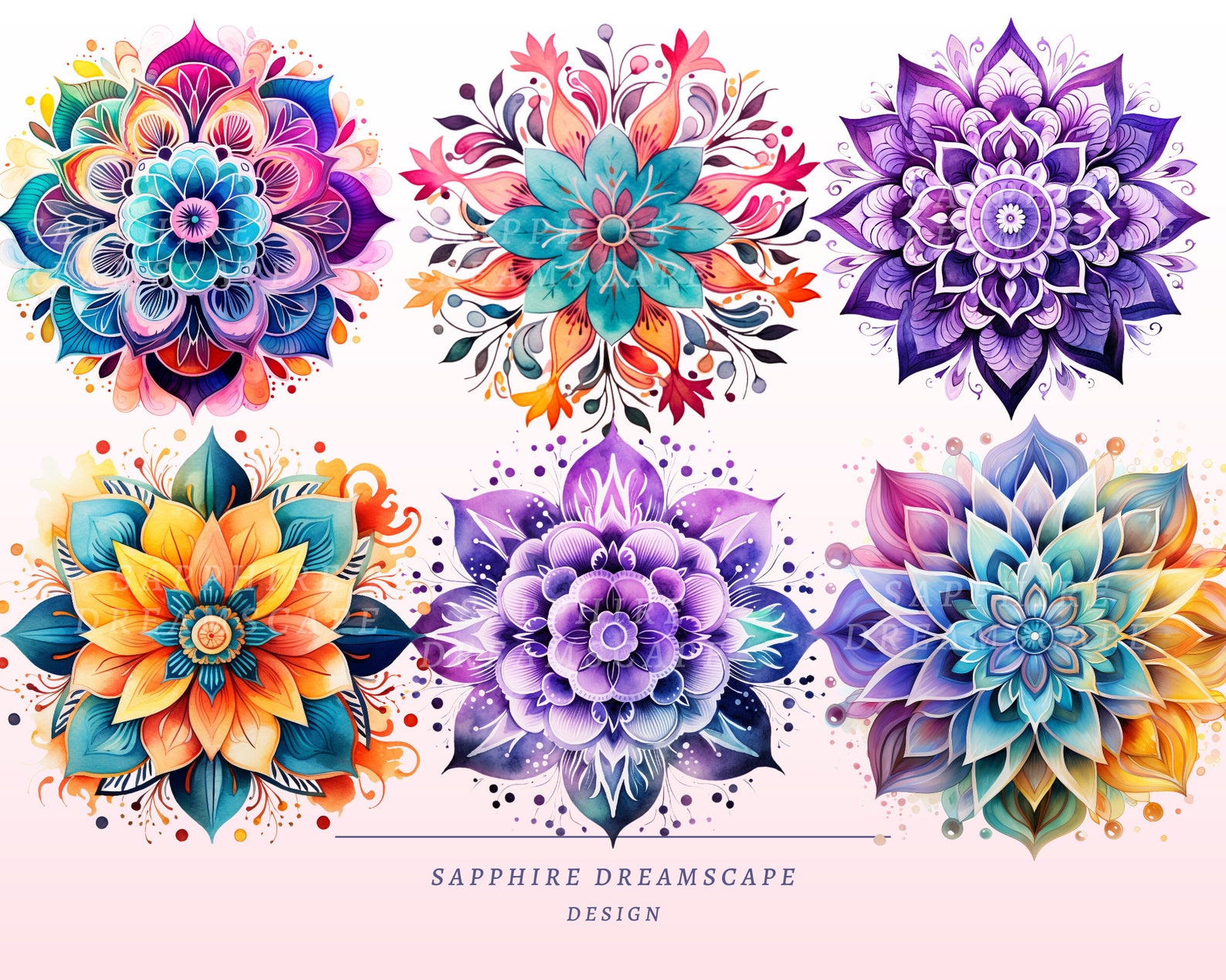 35 Vivid Mandala Clipart, High Quality Transparent Pngs, Instant ...