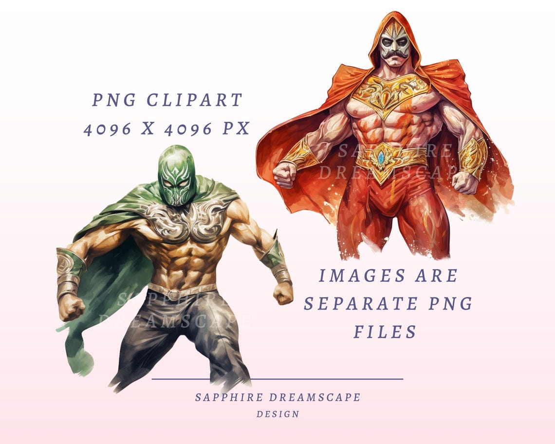 35 Colorful Luchadores Clipart, High Quality Transparent Pngs, Instant ...