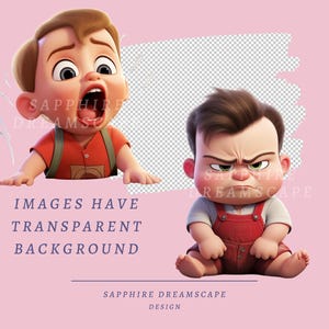 20 Funny Babies Clipart, High Quality Transparent Pngs, Instant ...