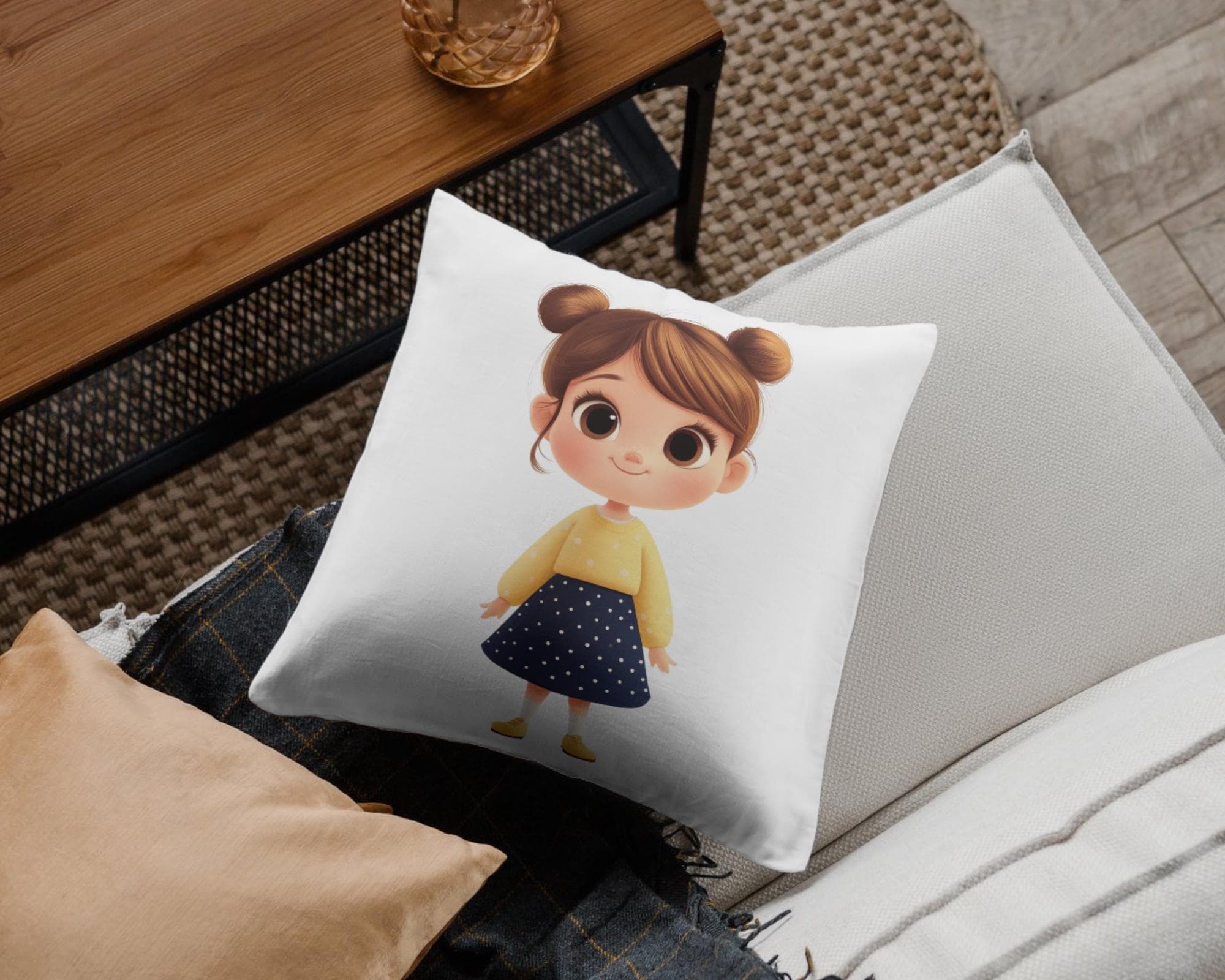 35 Cute Little Girls Clipart Adorable Disney Style Child Bundle Pixar ...