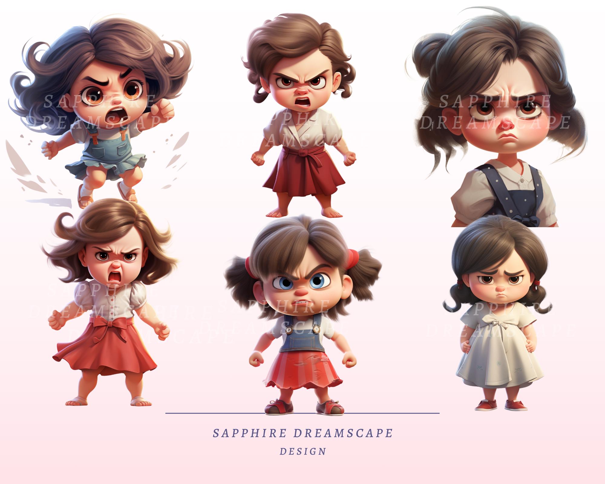 25 Grumpy Little Girl Clipart, High Quality Transparent Pngs, Instant ...