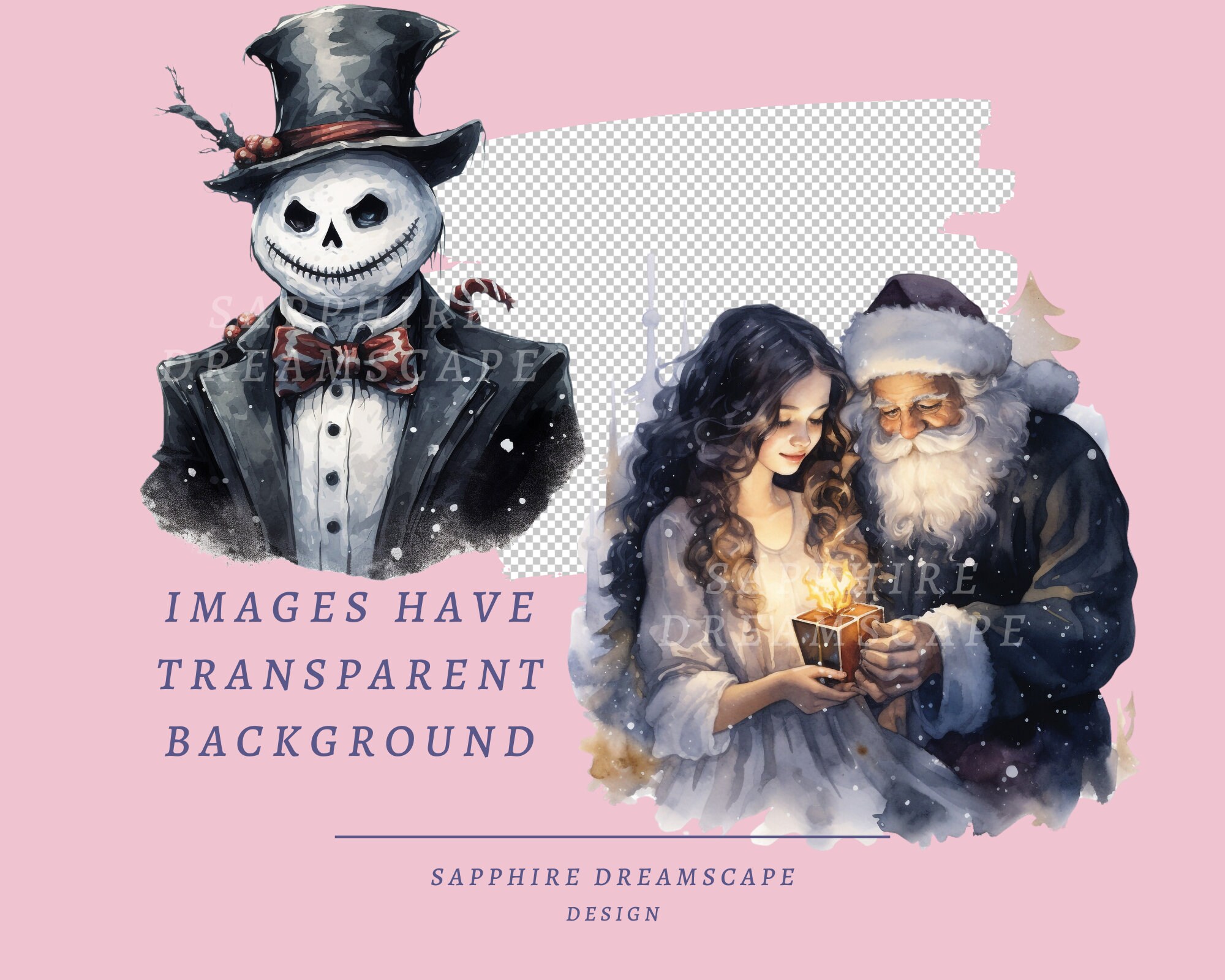 40 Dark Christmas Clipart, High Quality Transparent Pngs, Instant ...