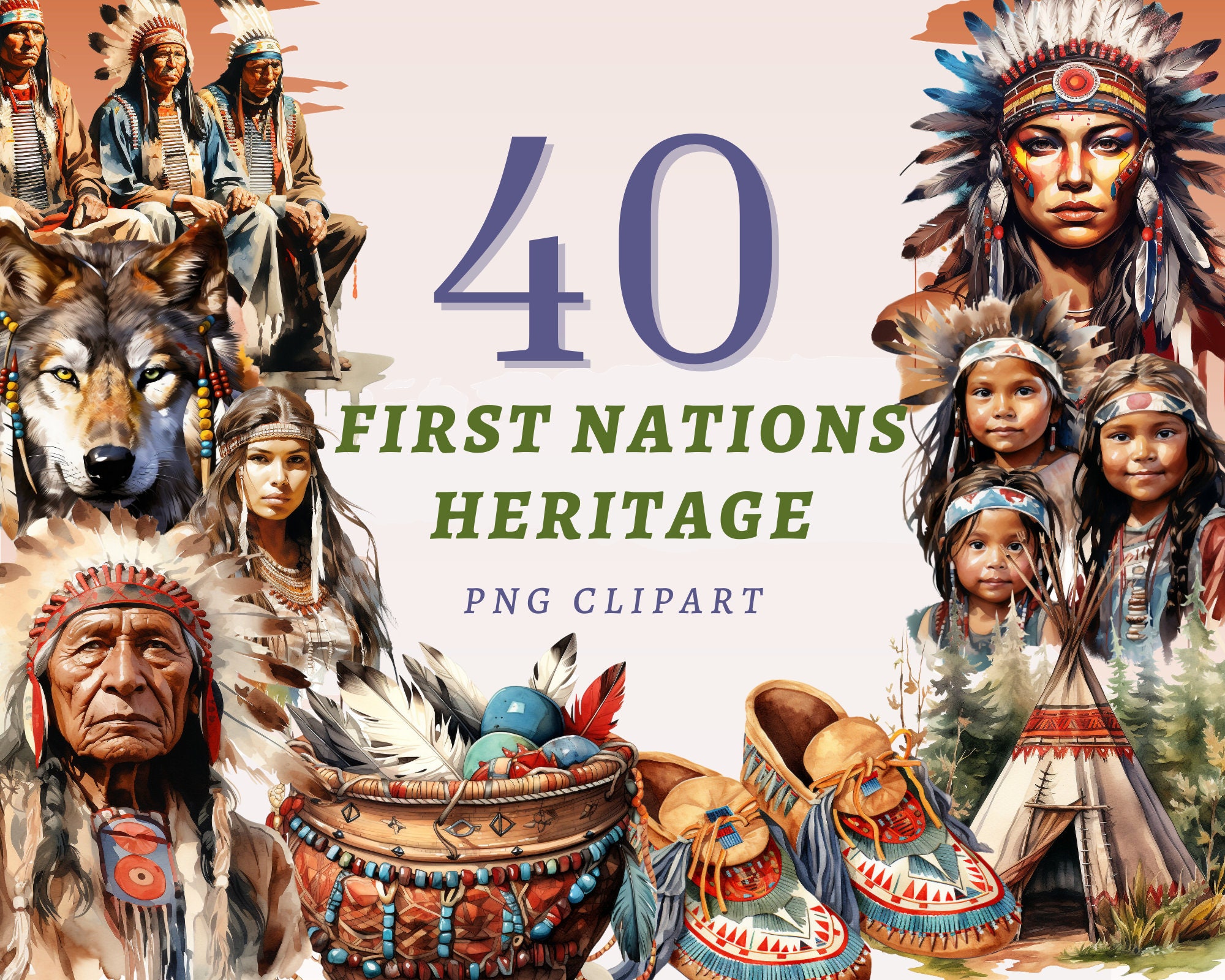 40 First Nations Heritage Clipart High Quality Transparent - Etsy Canada