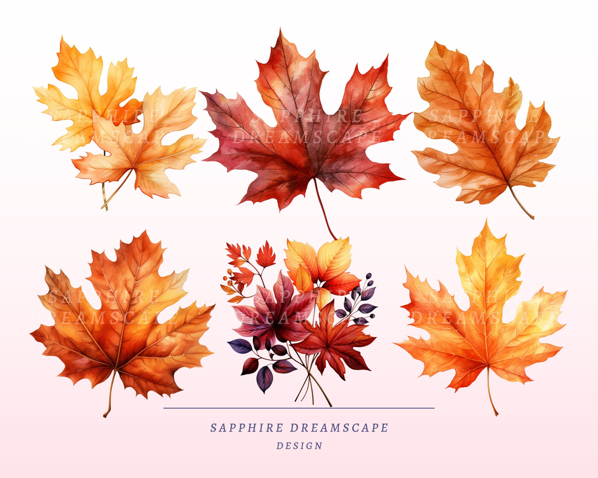 40 Autumn Leaves Clipart, High Quality Transparent Pngs With Instant ...