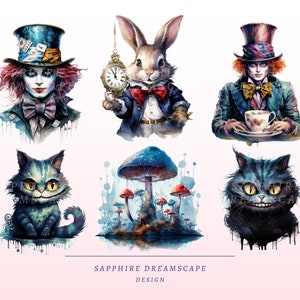 50 Alice in Wonderland Clipart, High Quality Transparent Pngs, Instant ...