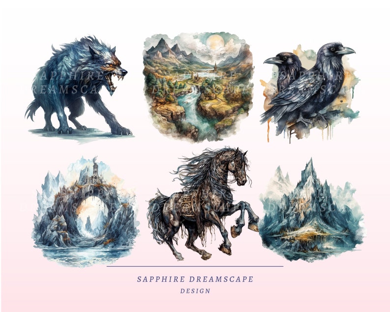 30 Norse Mythology Clipart High Quality Transparent Pngs - Etsy