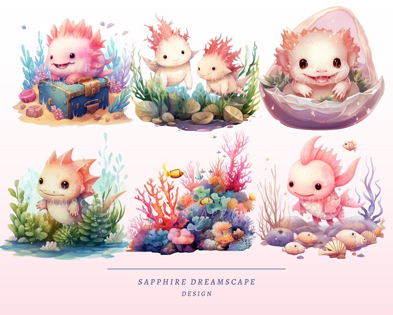25 Cute Axolotl Clipart, High Quality Transparent Pngs, Instant ...