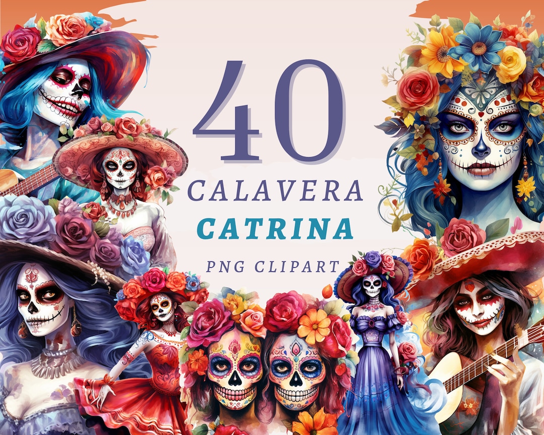 40 Calavera Catrina Clipart, High Quality Transparent Pngs, Instant ...