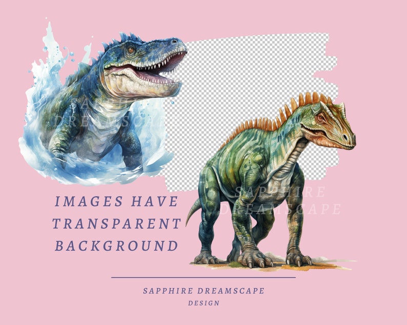 45 Jurassic Dinosaurs Clipart High Quality Transparent Pngs - Etsy