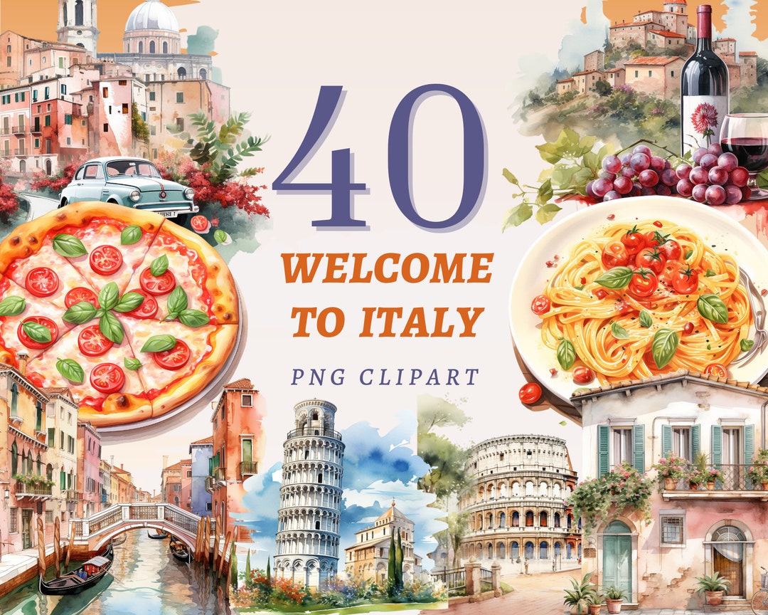 40 Welcome to Italy Clipart, High Quality Transparent Pngs, Instant ...