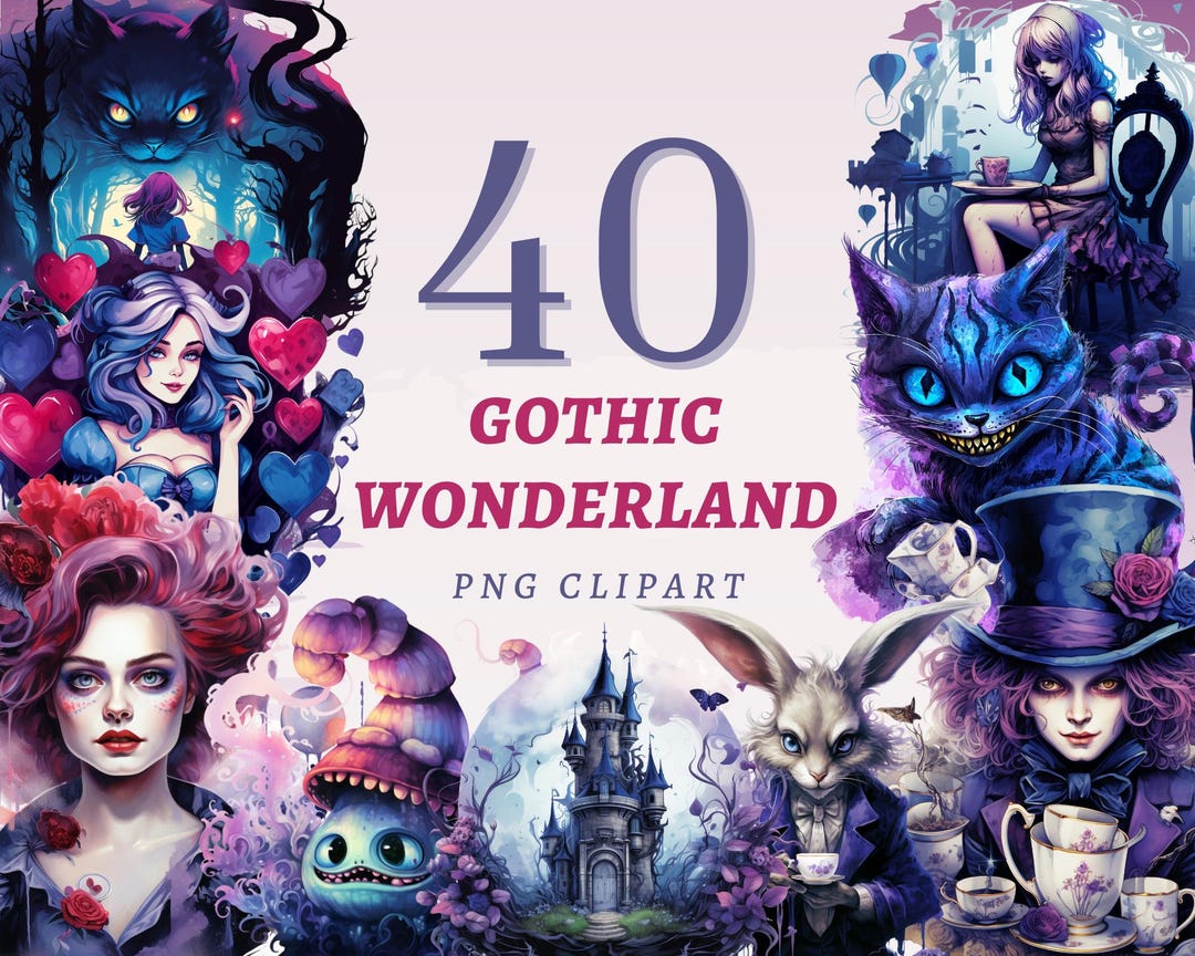 40 Gothic Wonderland Clipart, High Quality Transparent Pngs, Instant ...