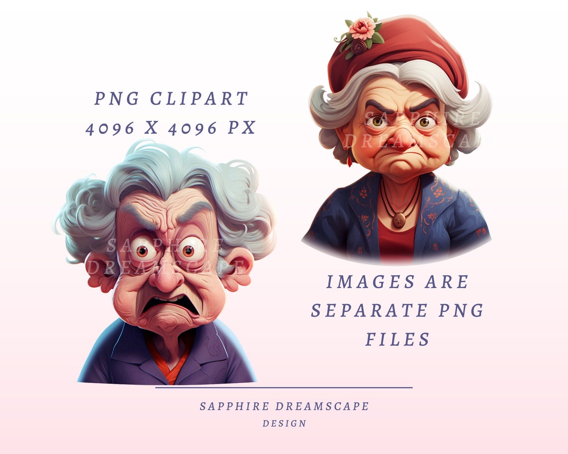40 Grumpy Old Woman Clipart, High Quality Transparent Pngs, Instant ...