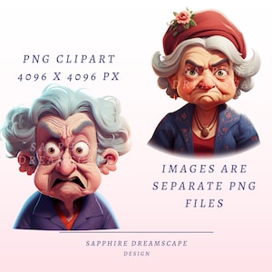40 Grumpy Old Woman Clipart, High Quality Transparent Pngs, Instant ...