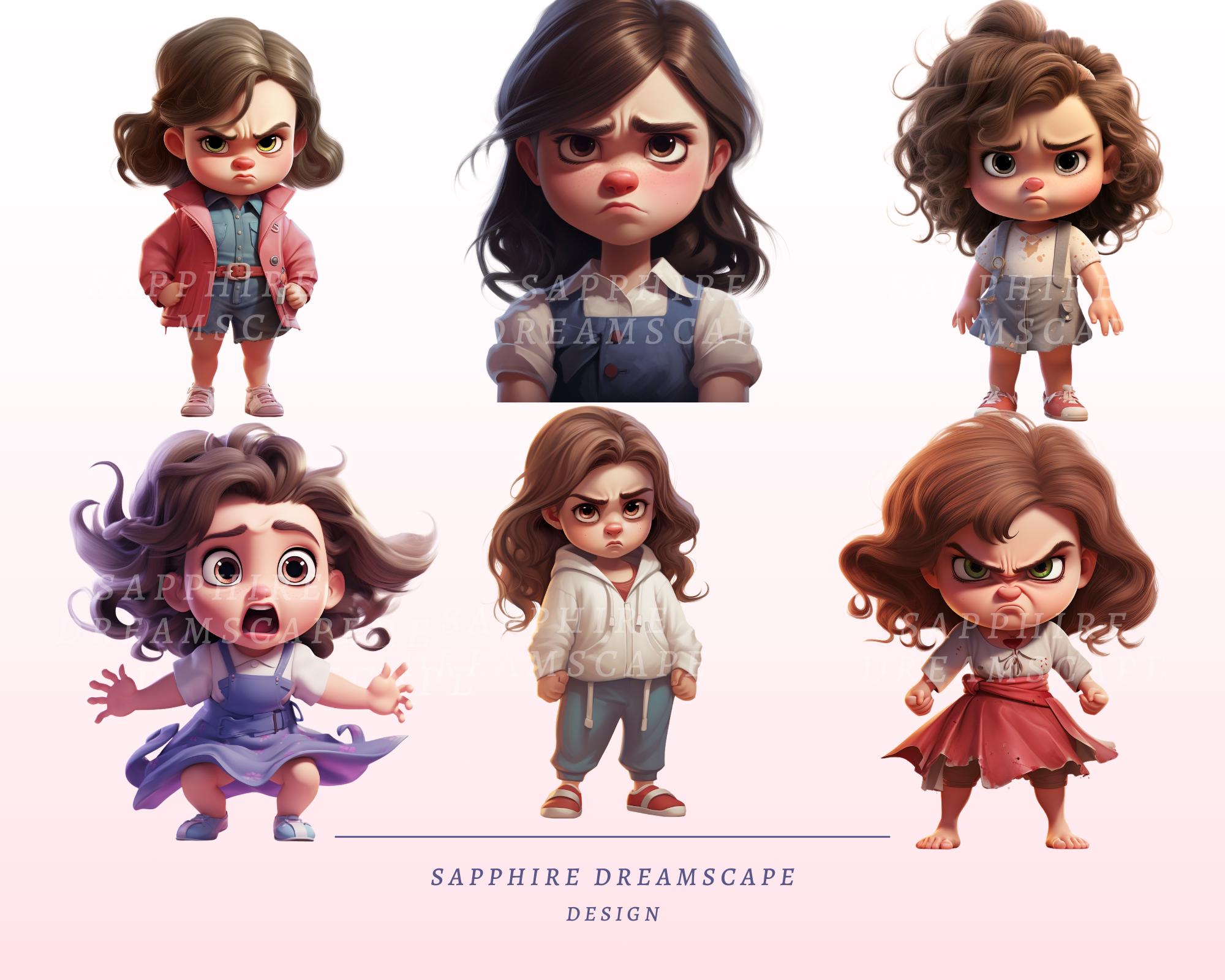 25 Grumpy Little Girl Clipart, High Quality Transparent Pngs, Instant ...