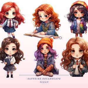 35 Chibi High School Girl Clipart, High Quality Transparent Pngs ...