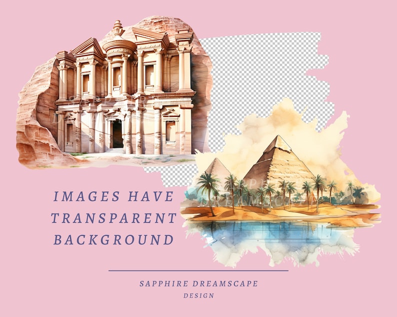 50 World Landmarks Clipart, High Quality Transparent Pngs, Instant ...