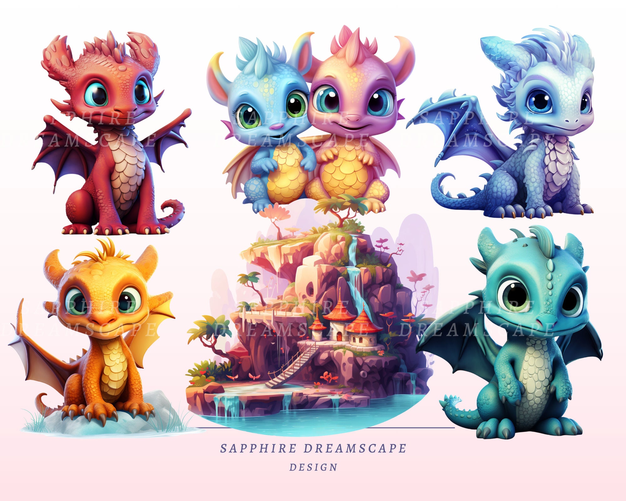 50 Dragon's Tale Clipart, High Quality Transparent Pngs, Instant ...