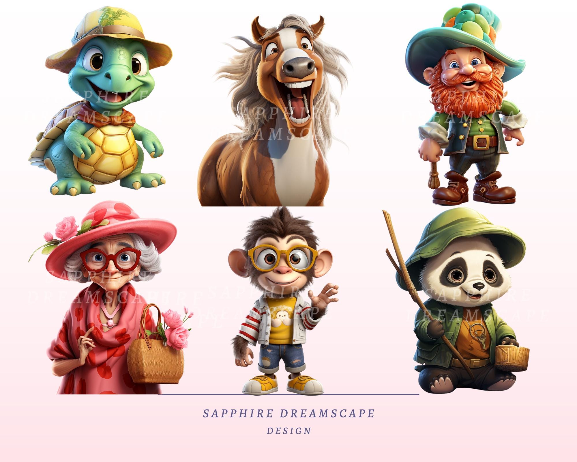 35 Funny Characters Clipart, High Quality Transparent Pngs, Instant ...