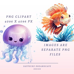 40 Sea Life Clipart, High Quality Transparent Pngs, Instant Download ...