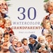 30 Watercolor Grandparents Clipart, High Quality Transparent Pngs ...