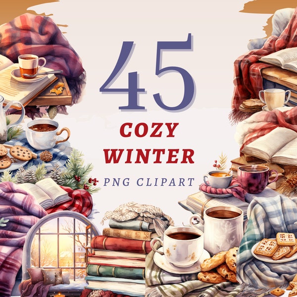 Warm Comfy Clipart - Etsy