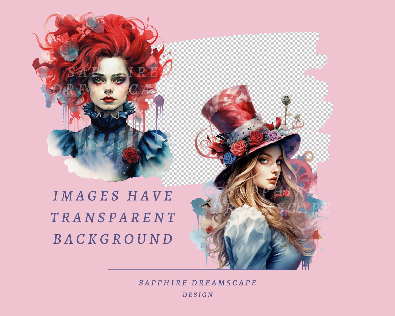 50 Alice in Wonderland Clipart High Quality Transparent Pngs - Etsy