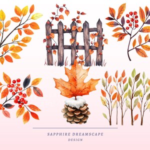 40 Sweet Autumn Clipart, High Quality Transparent Pngs, Instant ...