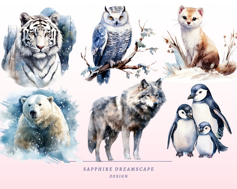 40 Winter Animals Clipart, High Quality Transparent Pngs, Instant ...