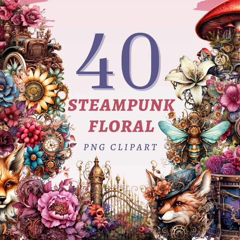 Steampunk Flower - Etsy