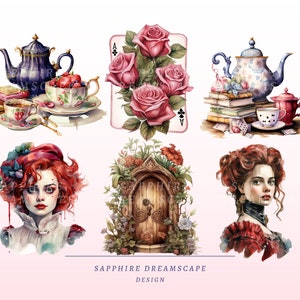 50 Alice in Wonderland Clipart, High Quality Transparent Pngs, Instant ...