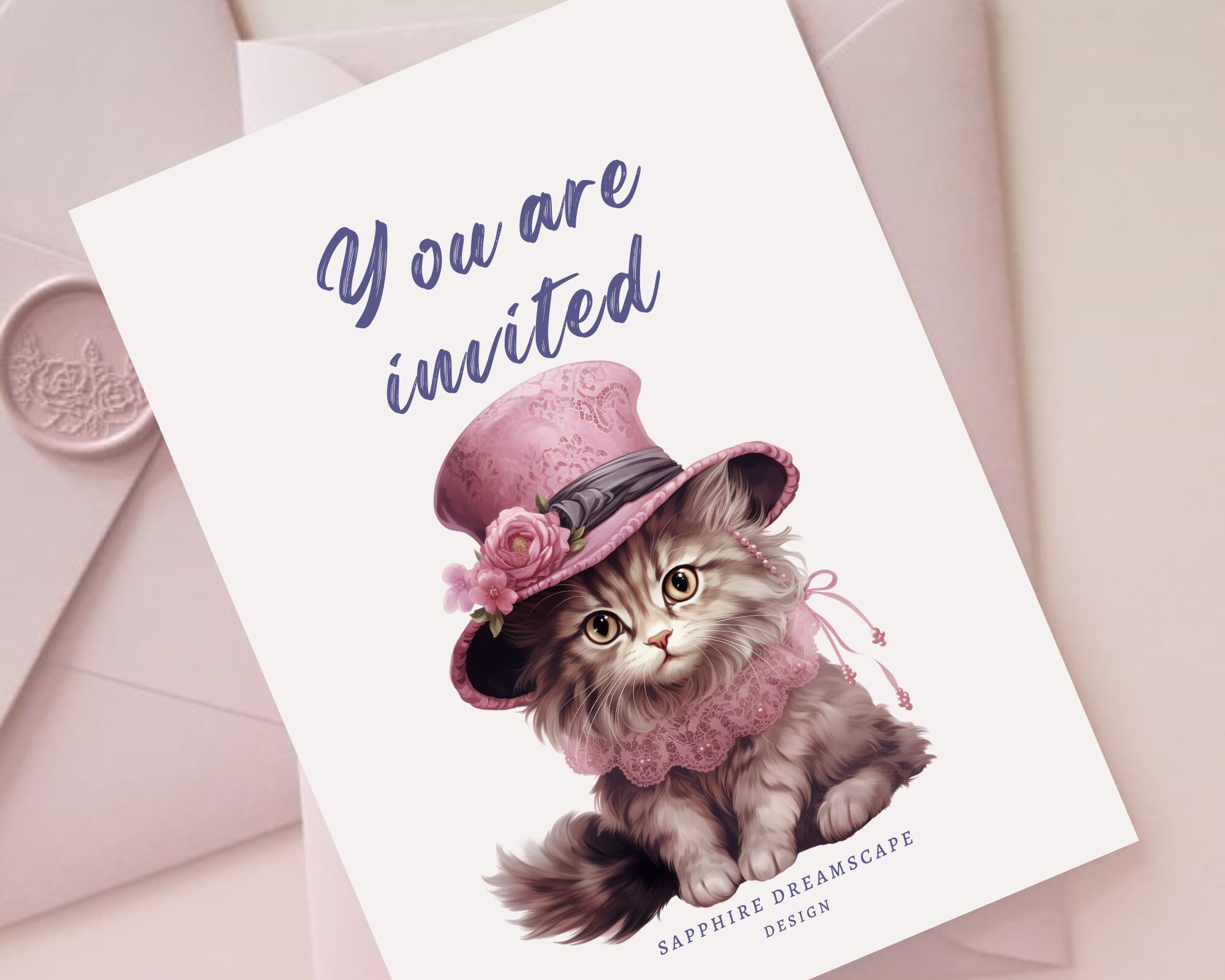 40 Pink Victorian Kitty Clipart, High Quality Transparent Pngs, Instant ...