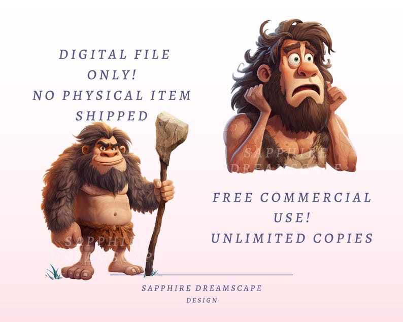 20 Cartoon Caveman Clipart, High Quality Transparent Pngs, Instant ...