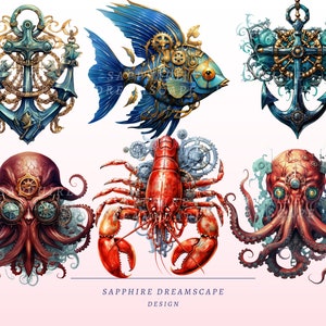 45 Steampunk Sea World Clipart, High Quality Transparent Pngs, Instant ...