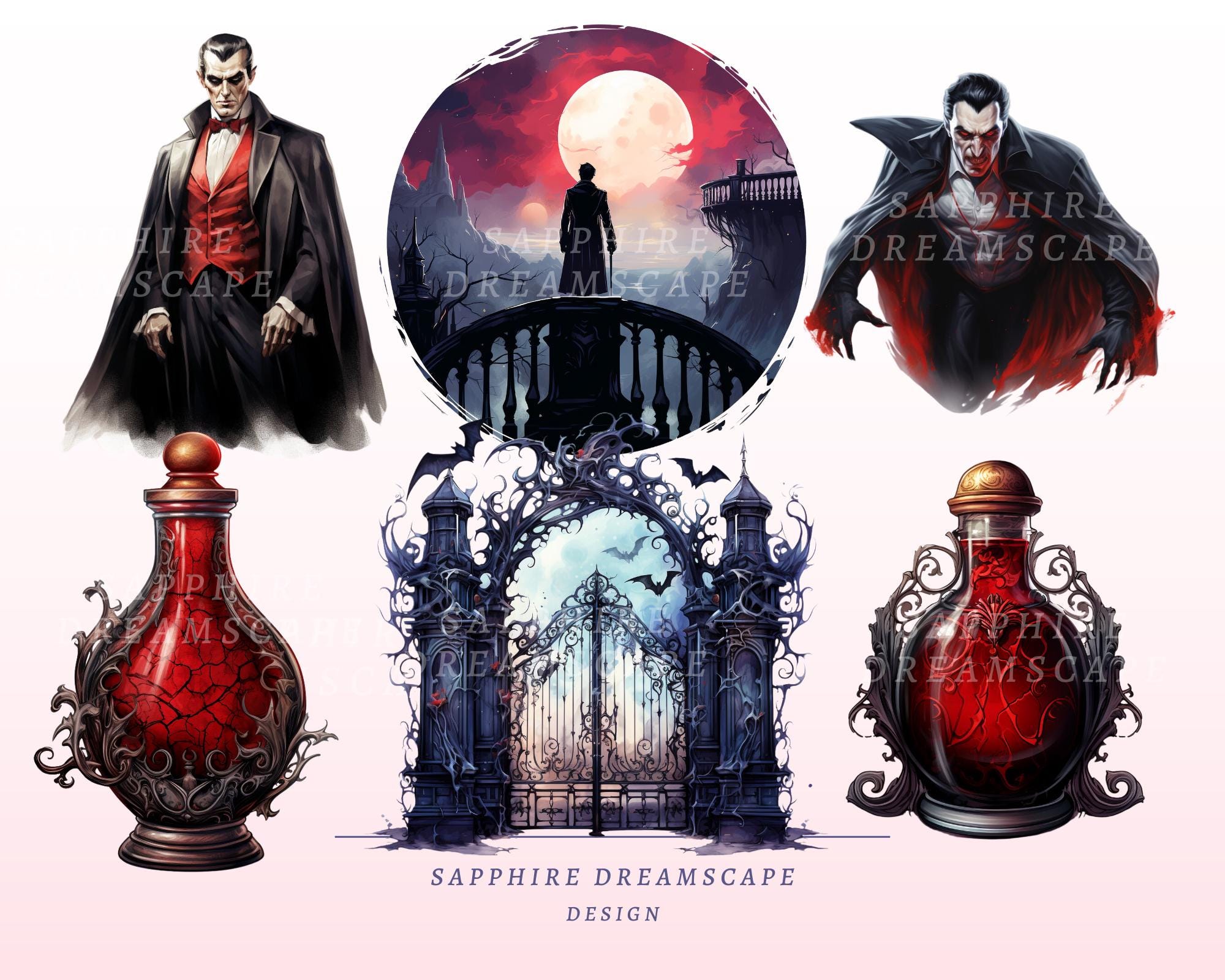 30 Dracula Collection Clipart, High Quality Transparent Pngs, Instant ...