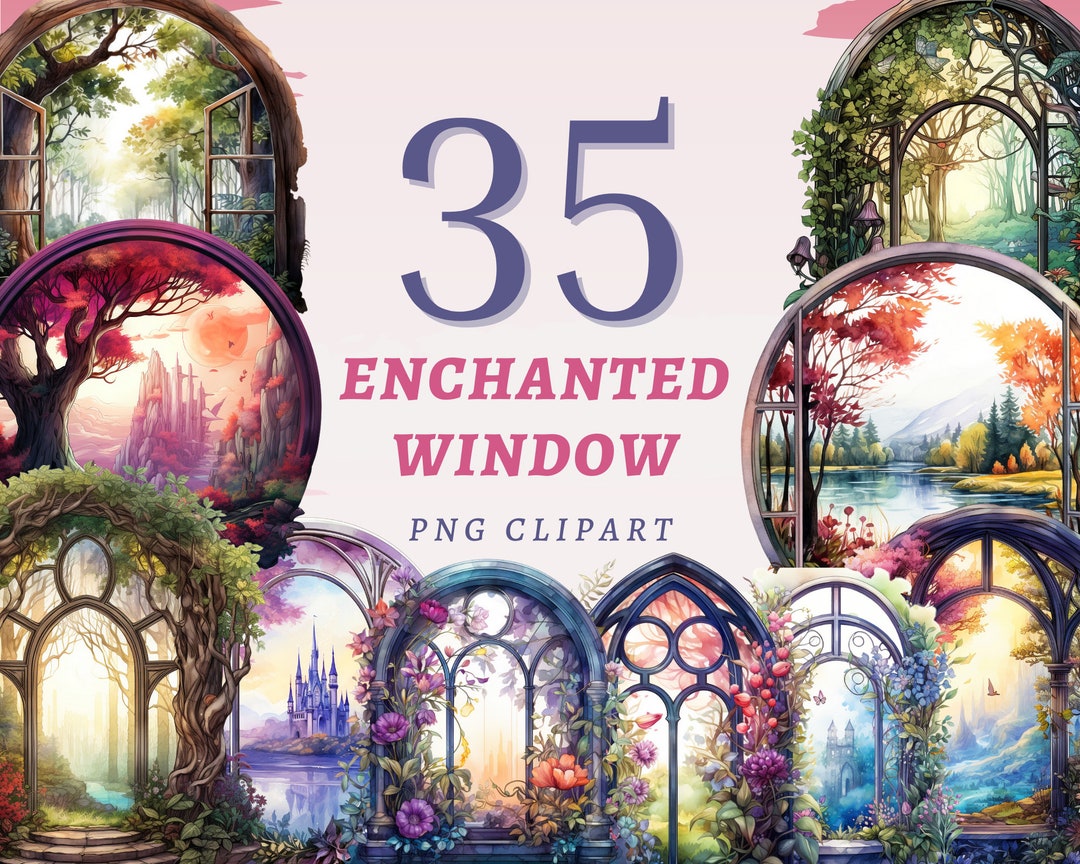 35 Enchanted Window Clipart, High Quality Transparent Pngs, Instant ...