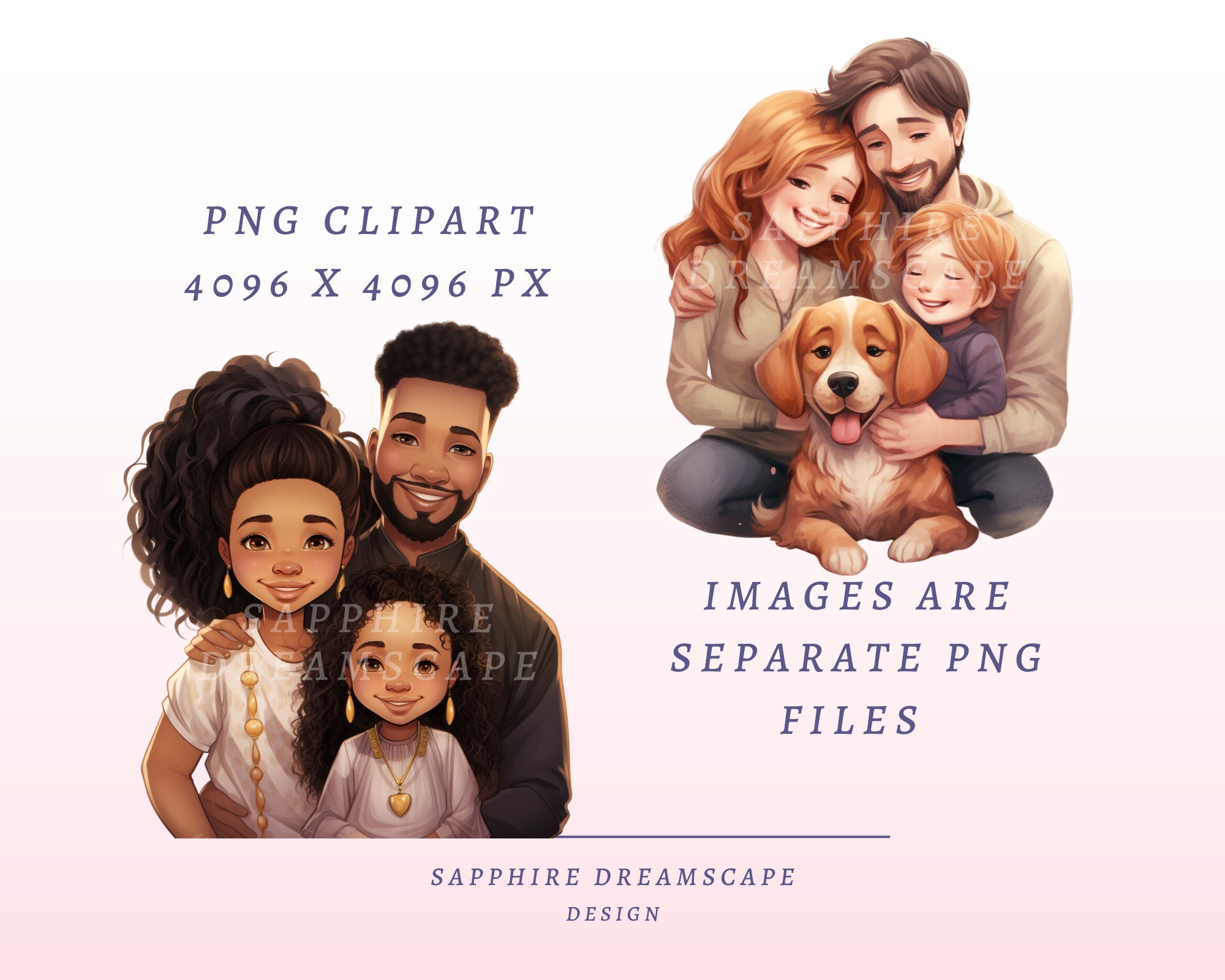 35 Chibi Family Clipart, High Quality Transparent Pngs, Instant ...