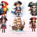 40 Cute Pirates Clipart, High Quality Transparent Pngs, Instant ...