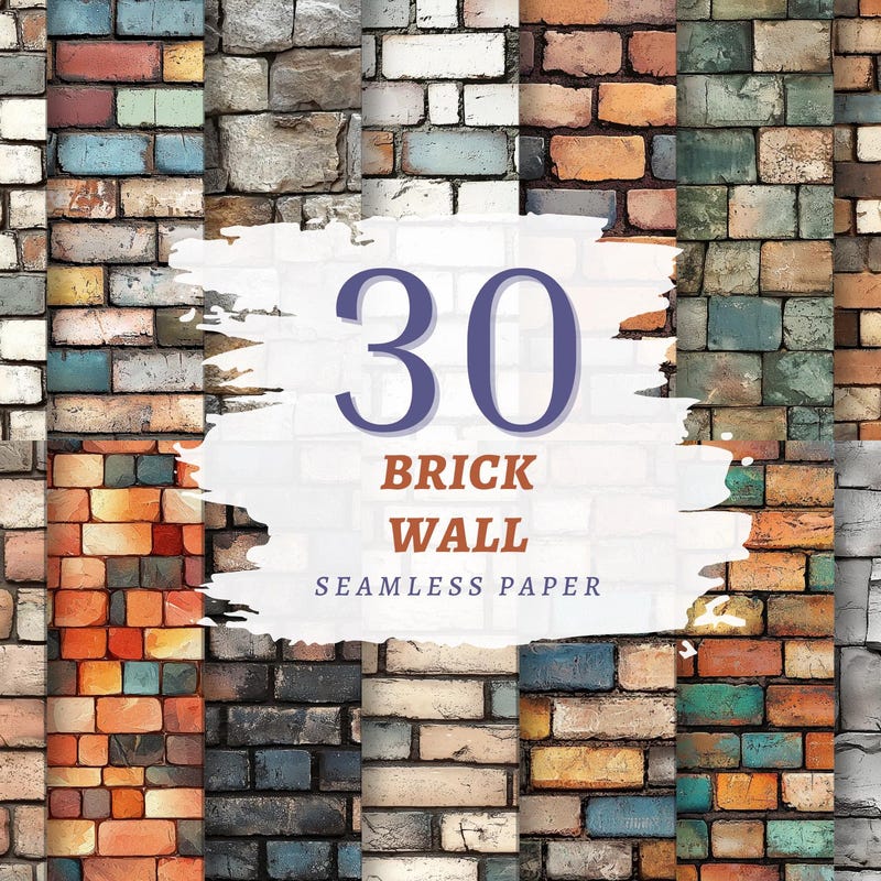 Brick Wrapping Paper - Etsy