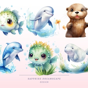40 Sea Life Clipart, High Quality Transparent Pngs, Instant Download ...