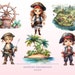 40 Cute Pirates Clipart, High Quality Transparent Pngs, Instant ...