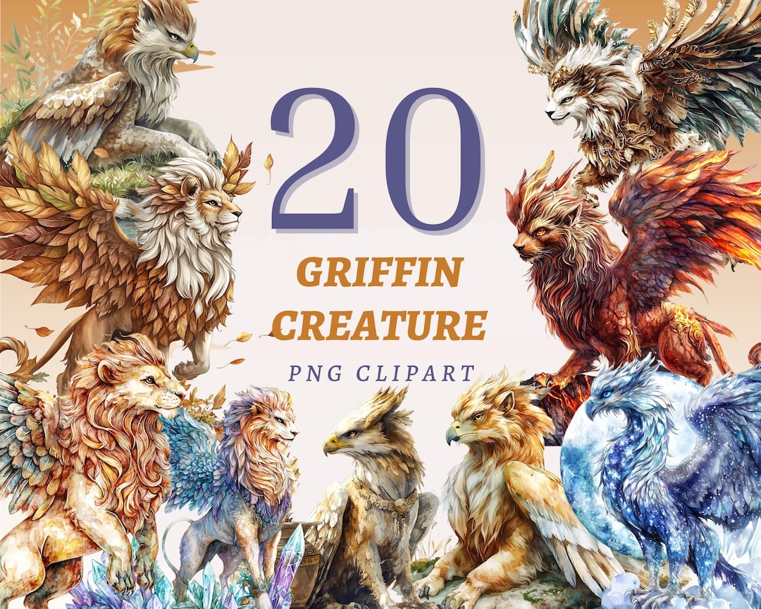 20 Griffin Creature Clipart, High Quality Transparent Pngs, Instant ...