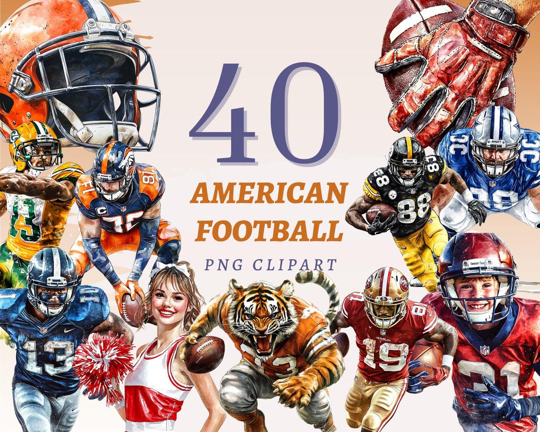40 American Football Clipart, High Quality Transparent Pngs, Instant ...