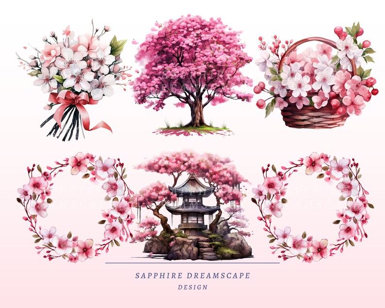 35 Cherry Blossom Clipart, High Quality Transparent Pngs, Instant ...