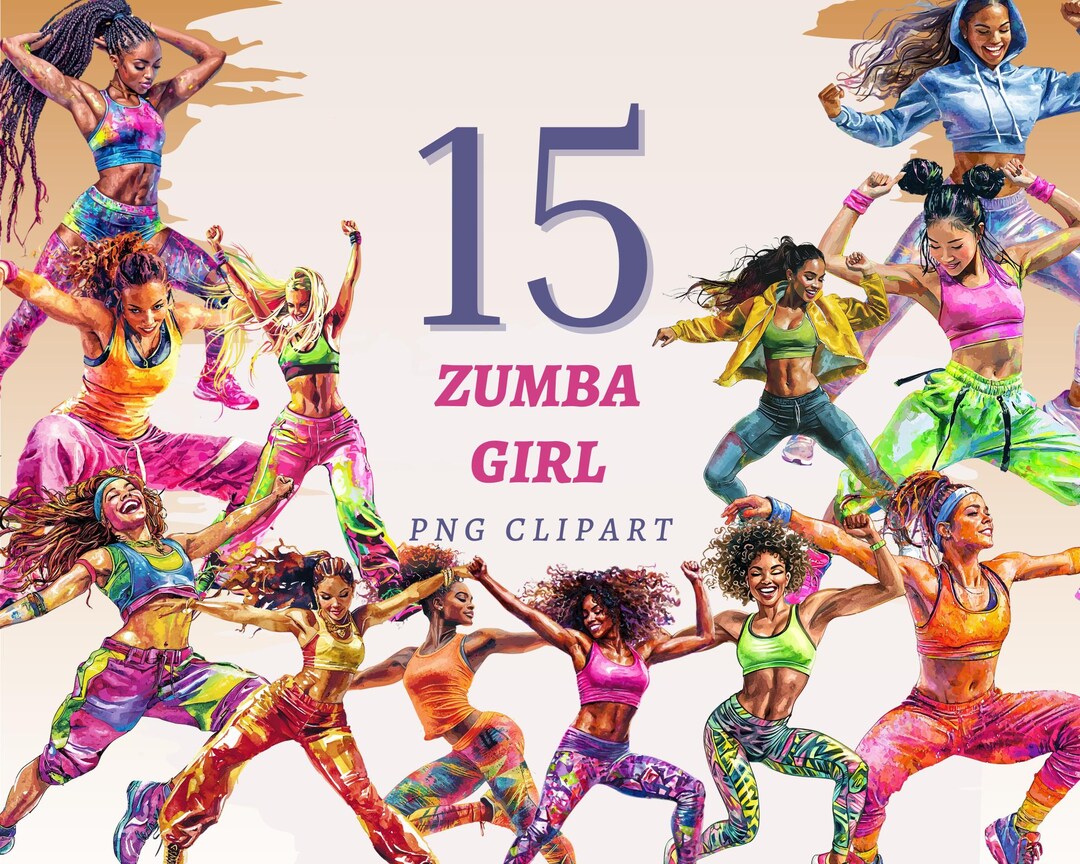 15 Zumba Girls Clipart, High Quality Transparent Pngs, Instant Download ...