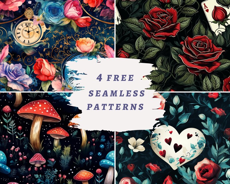 50 Alice in Wonderland Clipart High Quality Transparent Pngs - Etsy