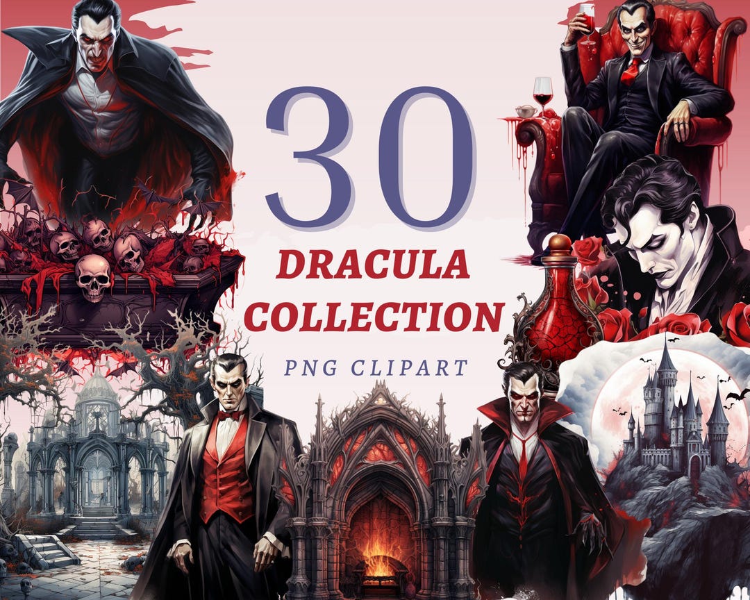 30 Dracula Collection Clipart, High Quality Transparent Pngs, Instant ...