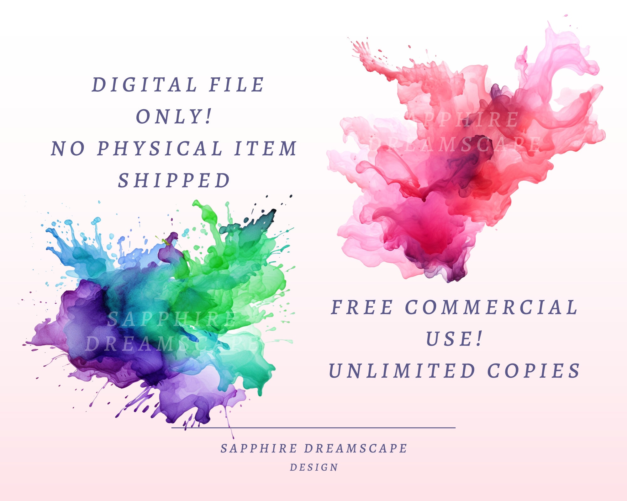 50 Paint Splash Clipart, High Quality Transparent Pngs, Instant ...