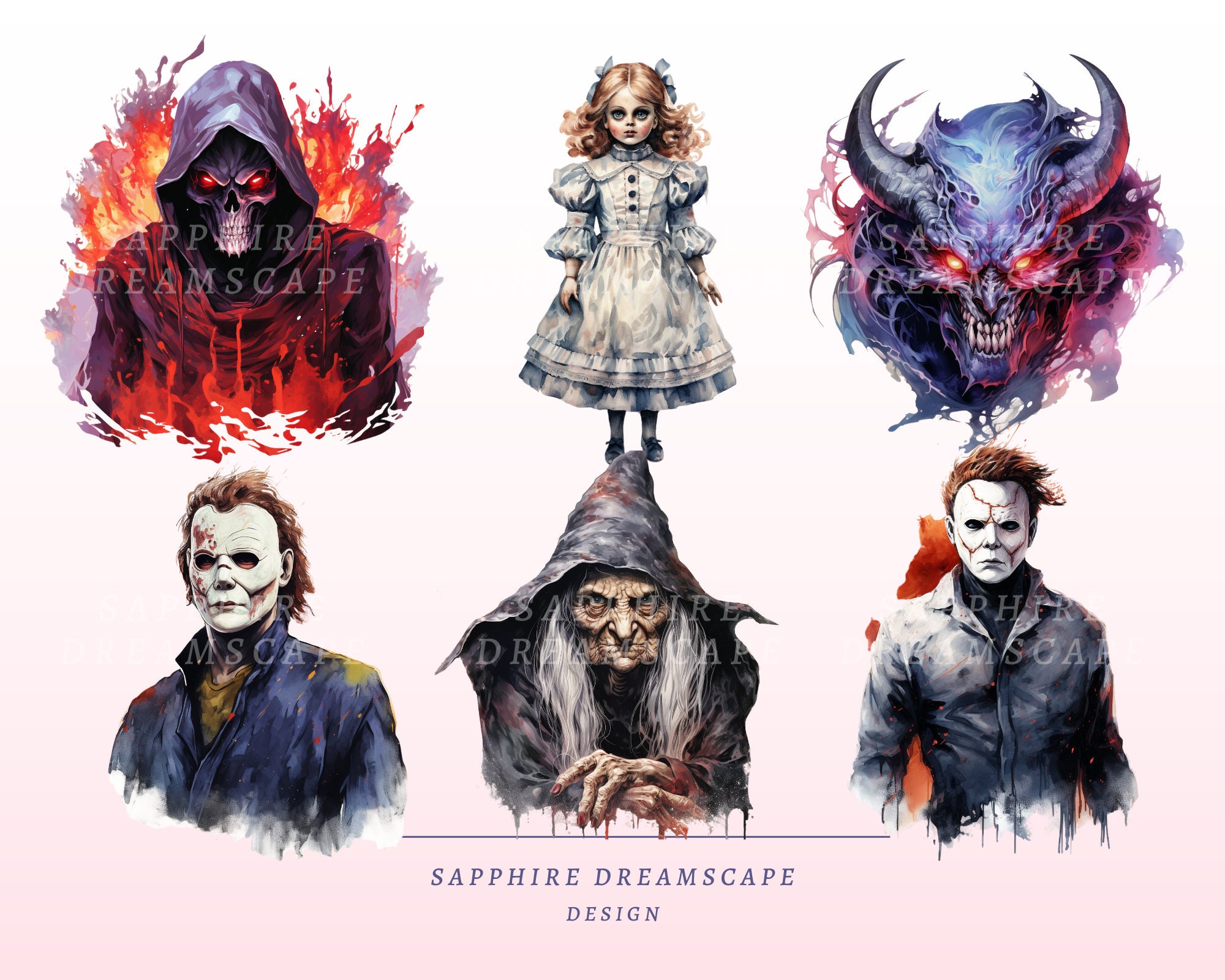 35 Horror Villain Clipart, High Quality Transparent Pngs, Instant ...