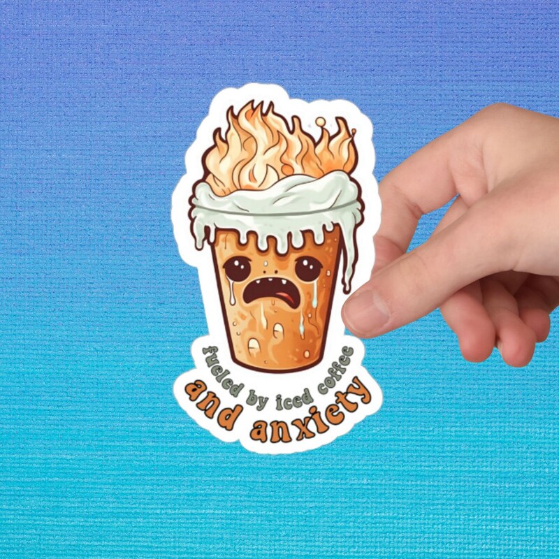 Anxiety Sticker - Etsy